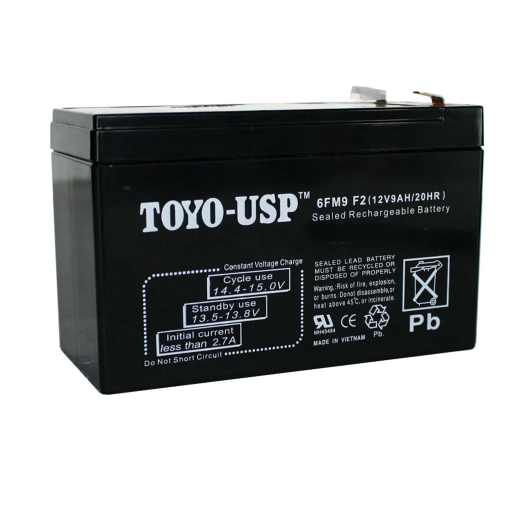 Toyo / Energy Plus 12V 9Ah (6FM9) SLA Battery With F2 Standard Terminal ...