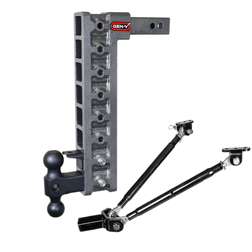 Gen-Y Hitch MEGA-DUTY 2" Shank 17.5" Drop 1.5K TW 10K Hitch & GH-031 ...