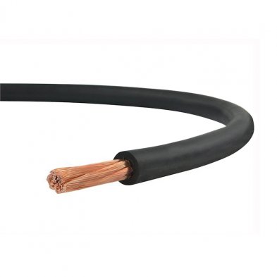 QC202106-050 QuickFlex Battery/Welding Cable 1/0 AWG Black 50'/15.2m ...