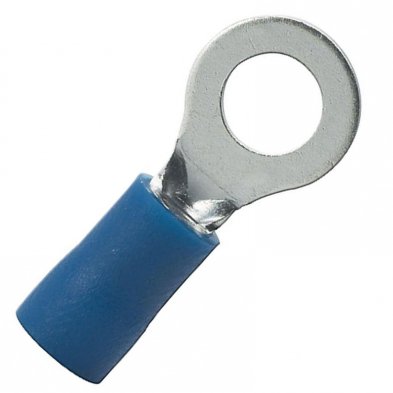 QC160607-100 PVC Insulated Ring Terminal 6 AWG 3/8" (Pack of 100 ...