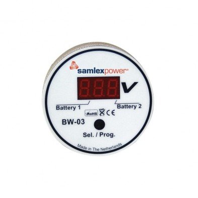 BW-03 Intelligent Programmable Battery Monitor 12/24V Dual Bank ...