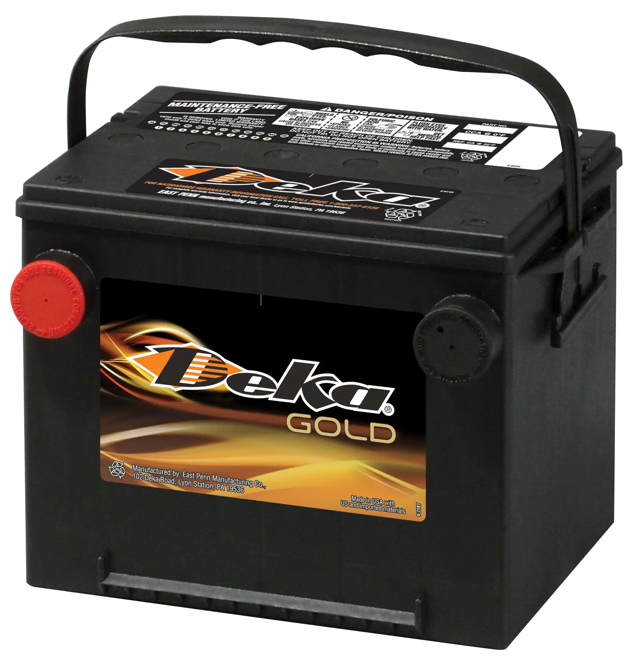 Deka 675MF Pow-R-Surge Battery – Group 75 – Maintenance-Free - Battery ...