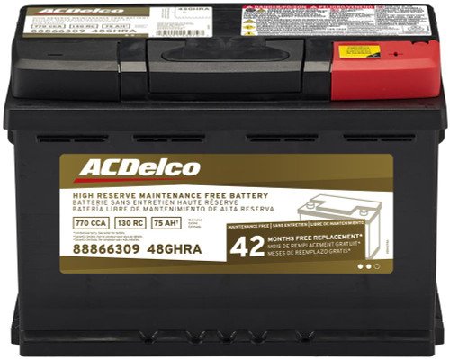 ACDelco ACD48GHRA Group 48 Battery – 42 Month Warranty High Reserve ...
