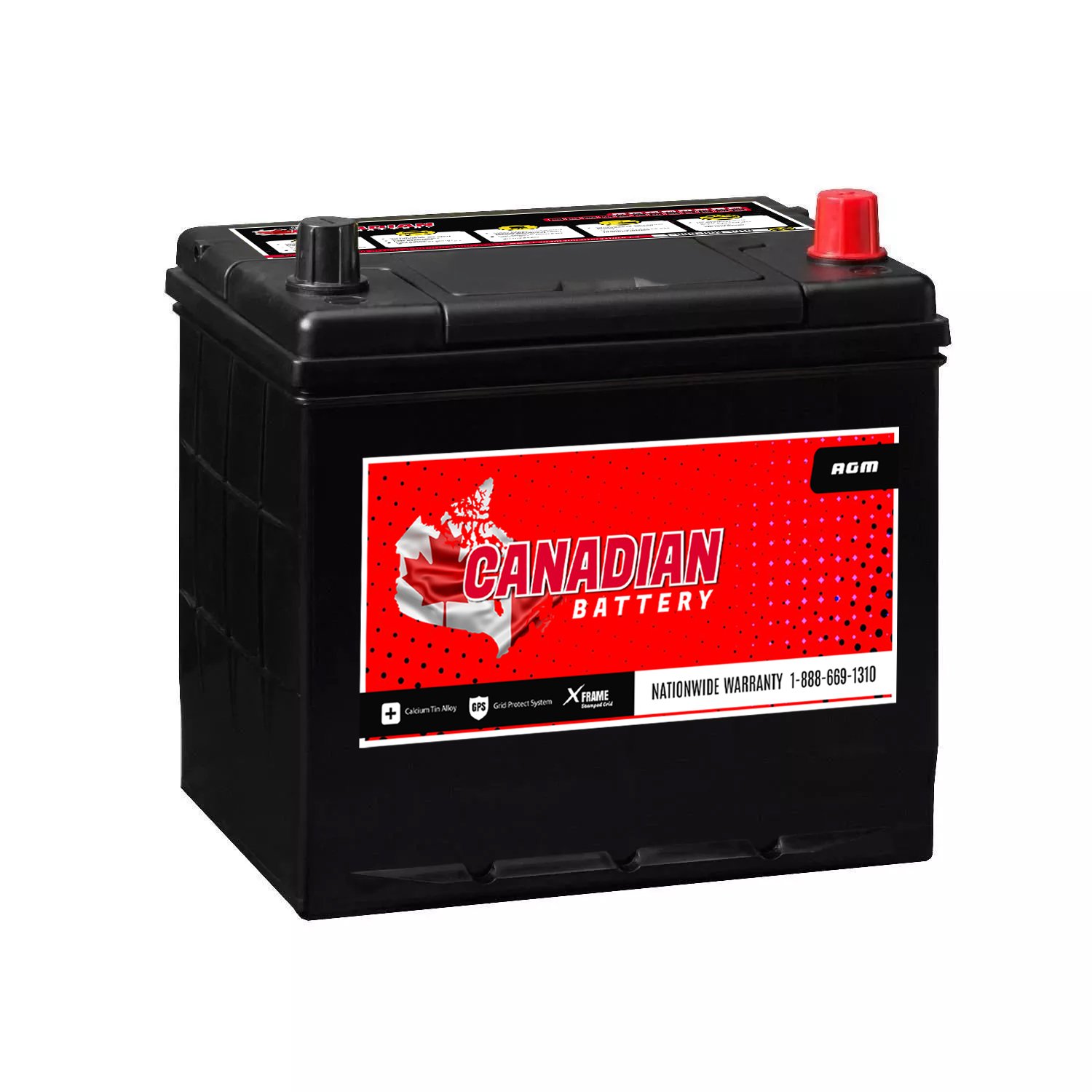 Canadian Battery 35-625AGM – Group 35 Reliable AGM Automotive Starting ...