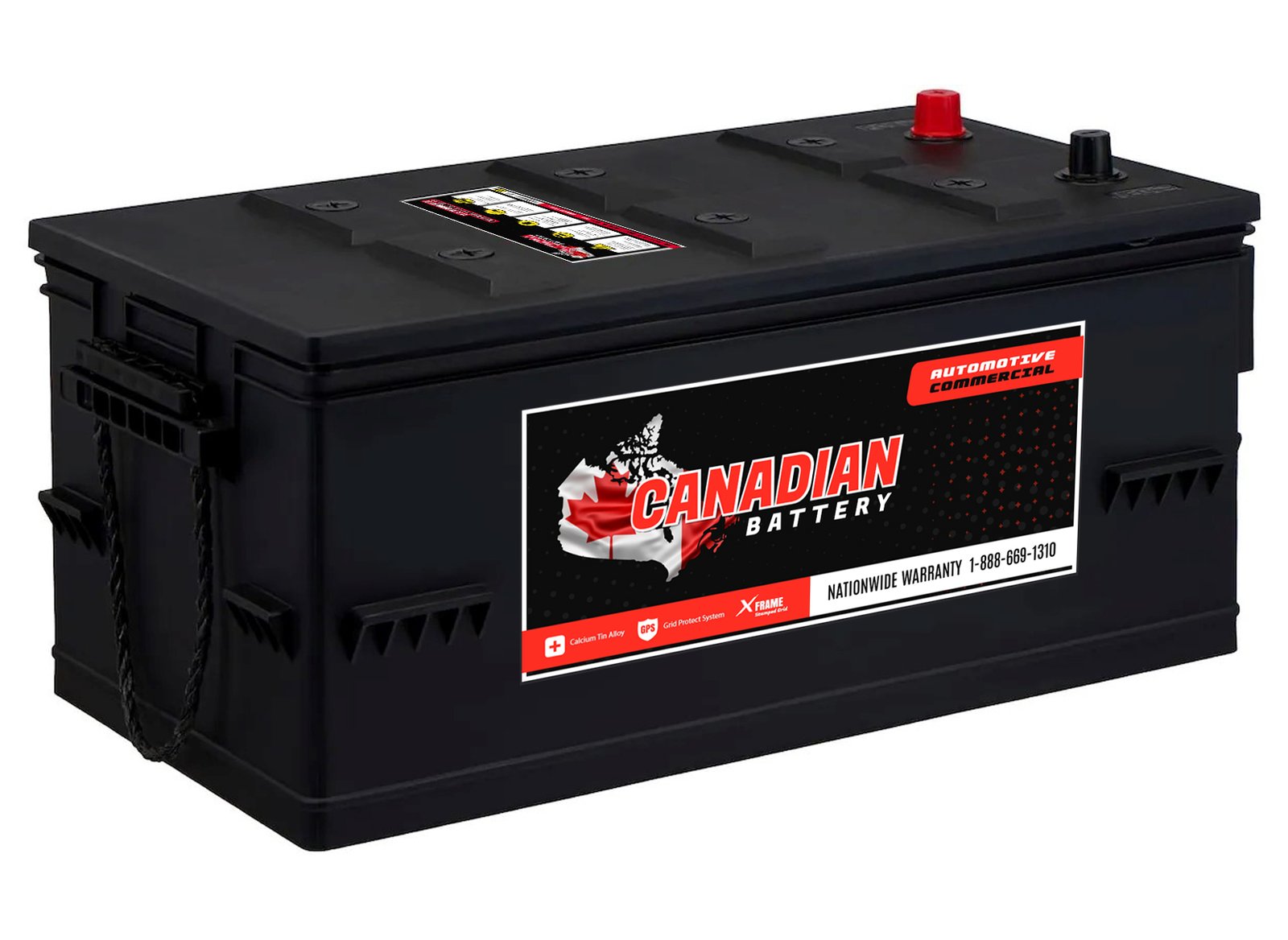 Canadian Battery 8D-1750 Group 8D Heavy-Duty Commercial Truck/Bus ...