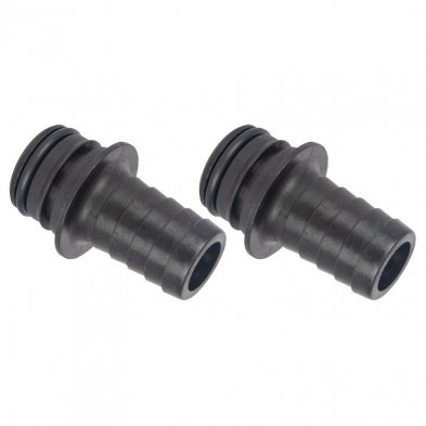Flojet Fitting QC 22mm Port to Straight 3/4" Hose Barb (Pair) - 20381 ...
