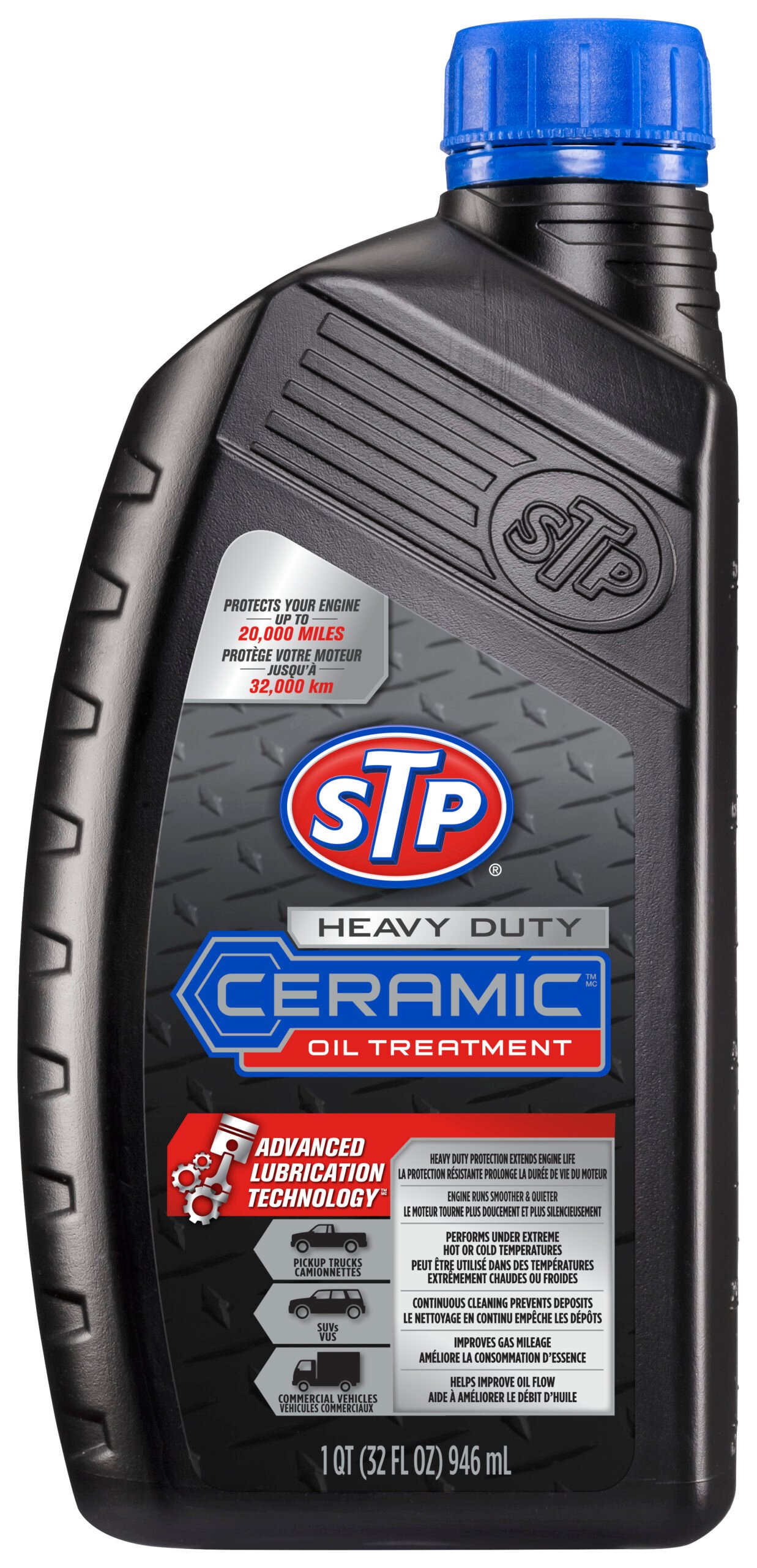 STP Heavy Duty Ceramic Oil Treatment, (1 QT) 946 mL Bottle - Canadian ...